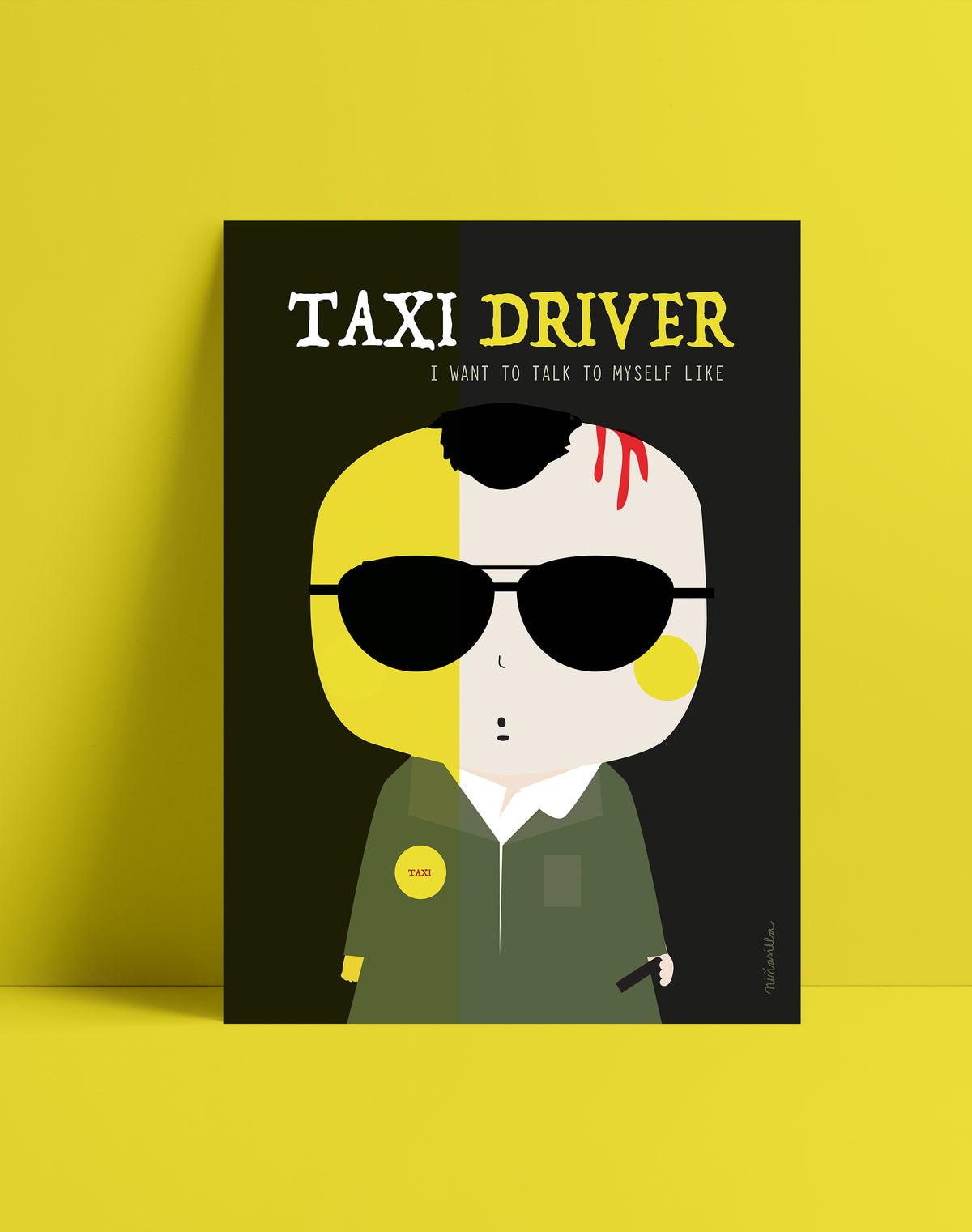 Taxi Driver Minimalist Poster Taxi! | The New Press